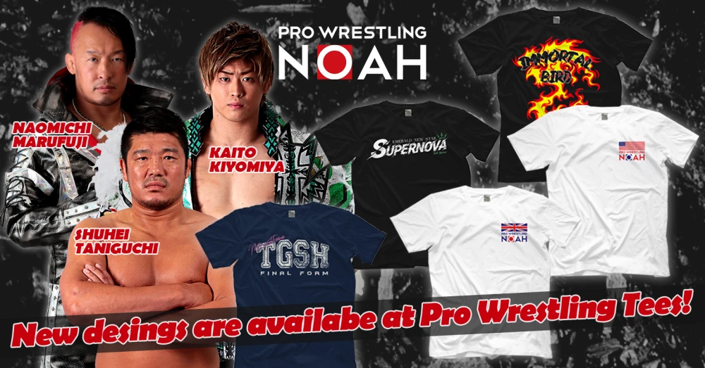New desings are availabe at Pro Wrestling Tees! ／ "prowrestlingtees"に新 ...